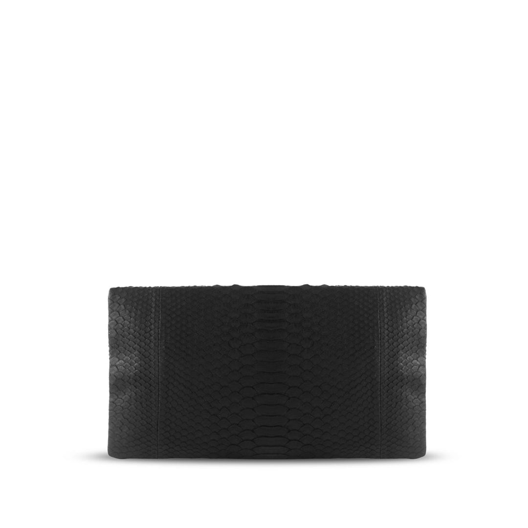 Leon - Certified & Handcrafted Exotic Leather Python Skin Clutch – Suzette